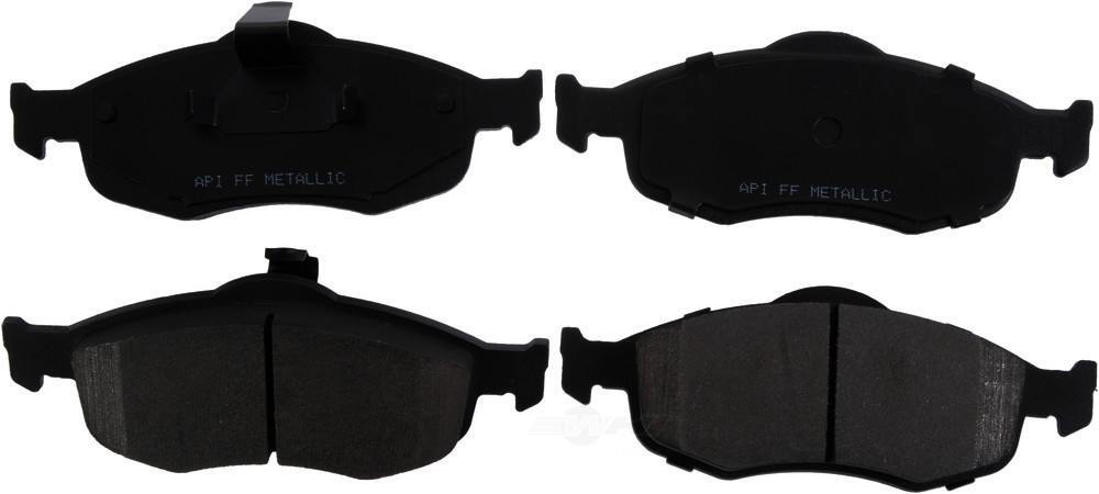 Disc Brake Pad Set-PSM Semi-Met Disc Brake Pad Front Autopart Intl 1402 ...