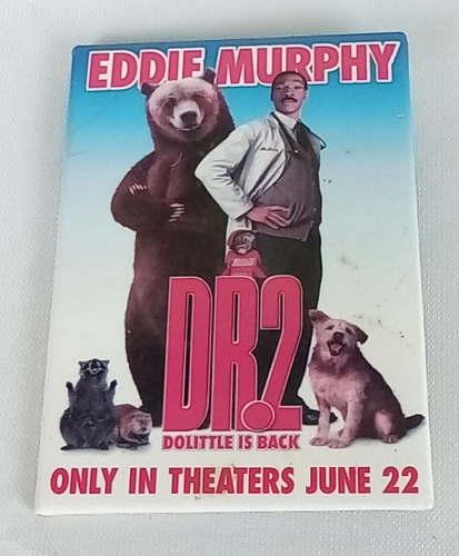 Dr.2 dolittle Movie 2001 Logo Eddie Murphy Pinback Button | eBay