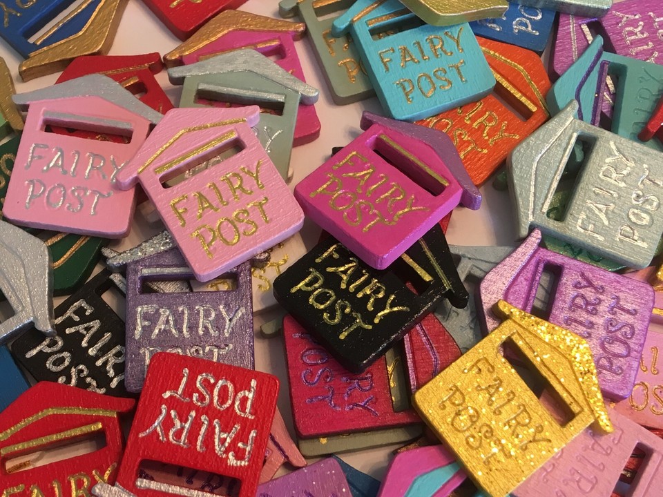 Wooden Fairy Post Postbox - Fairy Door Accessory - Fairy Garden | eBay UK