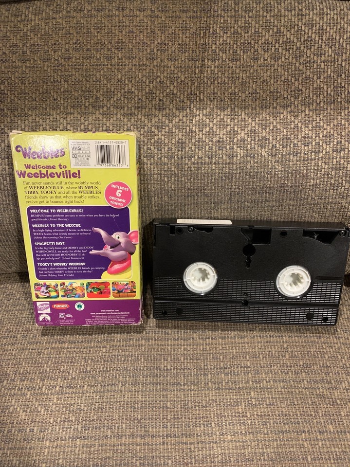 Playskool Weebles VHS Tape 2005 Welcome to Weebleville 3D Animation ...