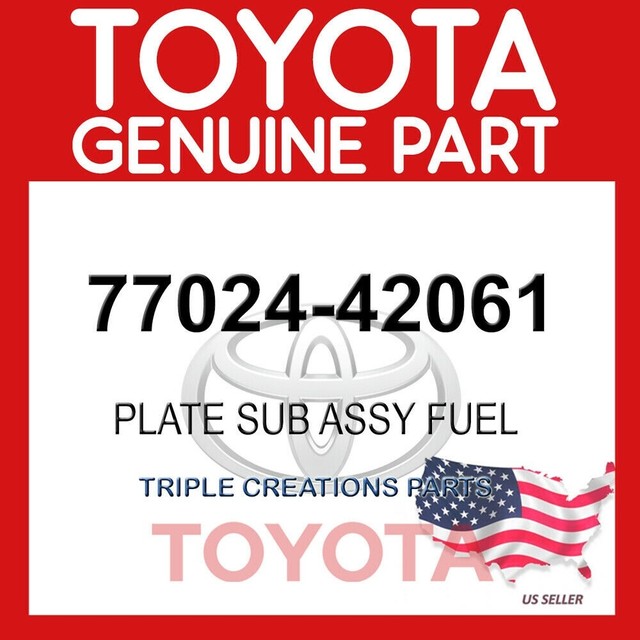 7702442061 Genuine Toyota Plate Sub ASSY Fuel 77024-42061 for sale ...