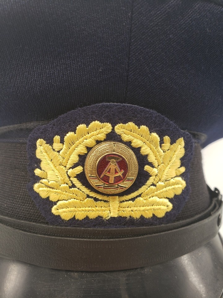 East German Navy Volksmarine Nco Visor Cap Hat DDR NVA Original | eBay