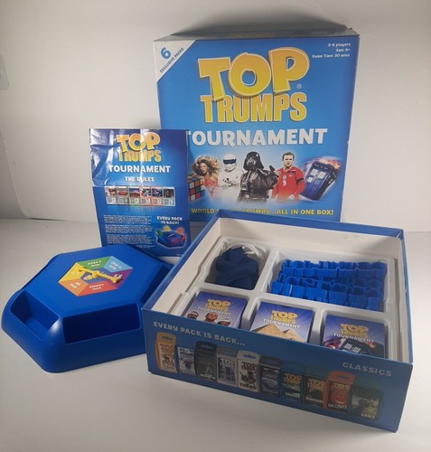 *RARE* TOP TRUMPS TOURNAMENT GAME 2009 Inc Lewis Hamilton Tiger Woods ...