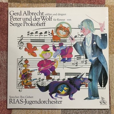 LP German Atlantis ATL95006 Prokofiev Peter and the Wolf [Gerd Albrecht ...