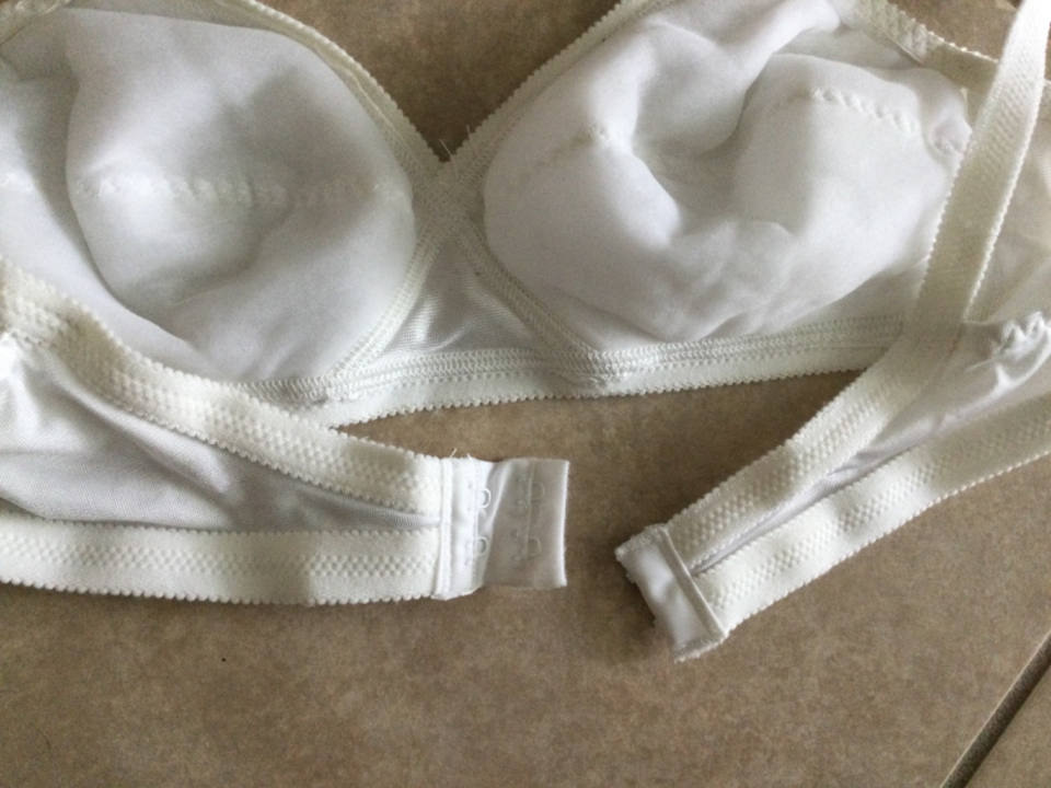 Women's White Bra Lined Full Coverage Wireless 36B | eBay