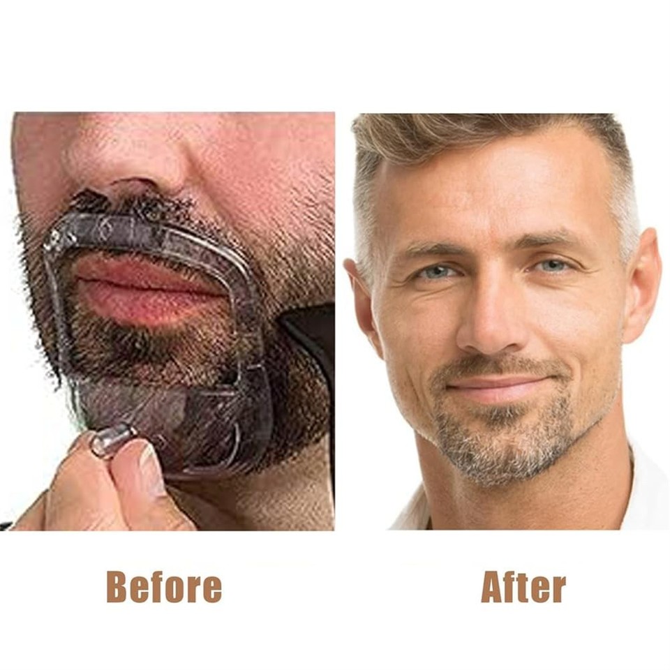 Beard Shaper Goatee Mustache Grooming Tool Face Hair Styling Template ...