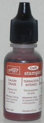 CAJUN CRAZE CRAFT INK PAD REFILL BOTTLE STAMPIN UP RETIRED IN COLOR | eBay