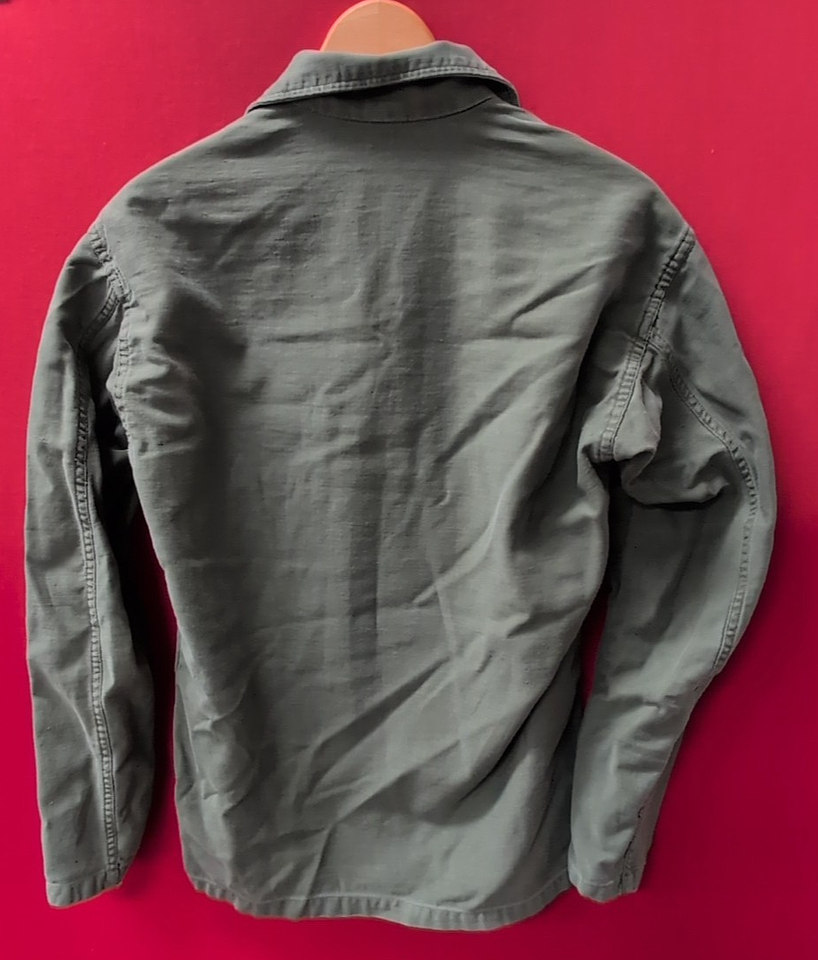 Vietnam War US Army early war OG 107 type SF combat tunic with PFC ...