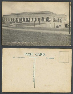 Pakistan Old Postcard Metcalfe House Delhi built by S Thomas Theophilus ...