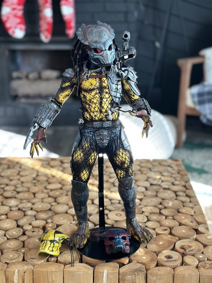 Custom 1/4 Wasp Predator Mask For Neca Jungle Hunter Predator -MADE TO ...