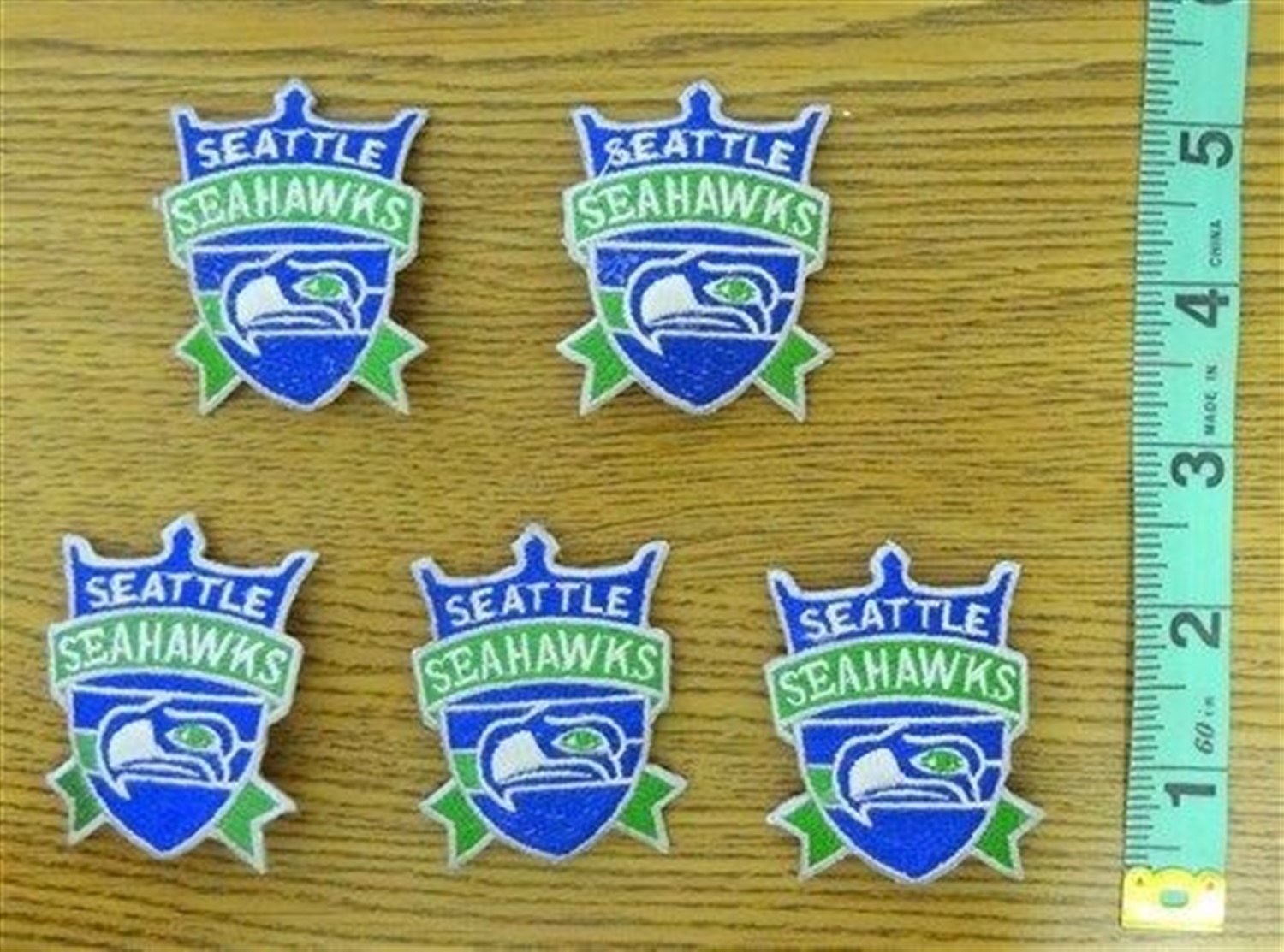 Seattle Seahawks Sew On / Iron On Patches 5 Pack | eBay