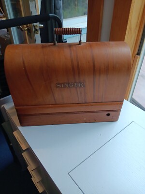 Singer Vintage Bent Wood Wooden Sewing Machine Carrying Case | eBay