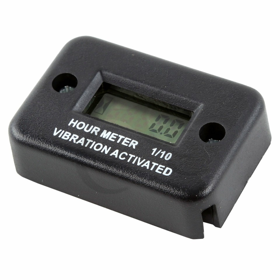 Motor Tach Vibration Hour Meter Fits For ATV Snowmobile Boat Mower ...