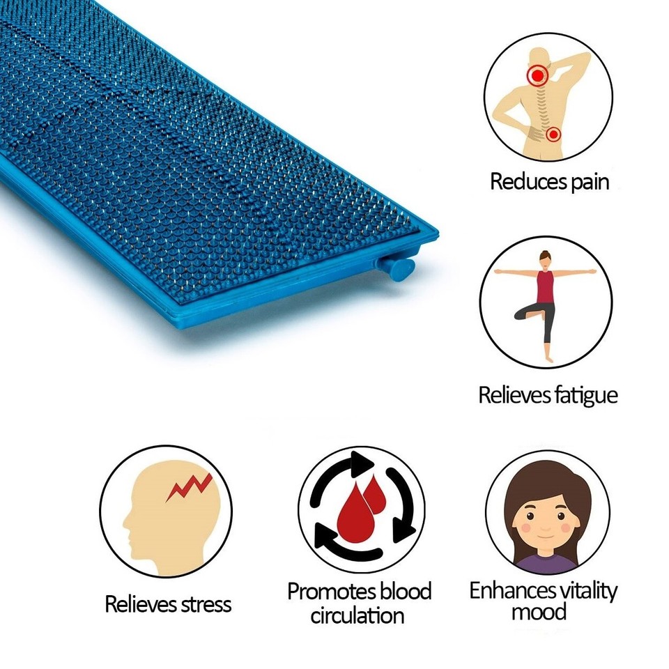 LYAPKO Acupuncture Mat Pillow 5,8 Acupressure Applicator Massager ...
