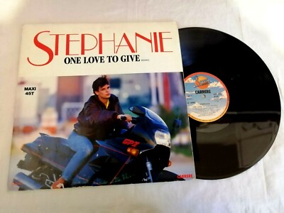 Stephanie One Love To Give Remix Maxi 45T Disk Vinyl 1986 | eBay Australia