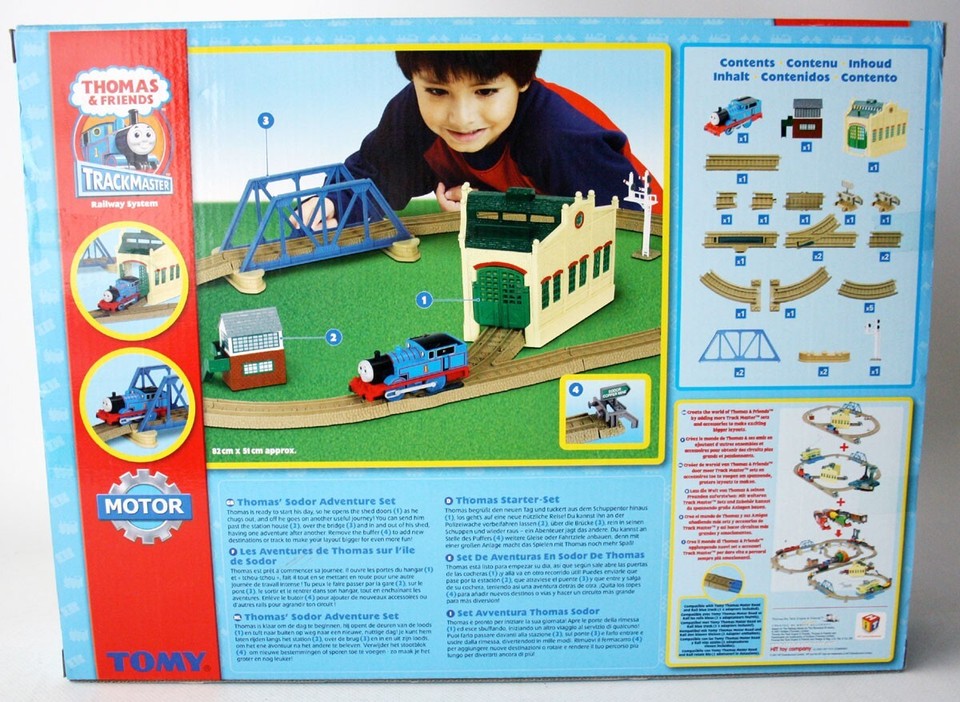 THOMAS & FRIENDS TRACKMASTER THOMAS' SODOR ADVENTURE PLAYSET TOMY HIT ...