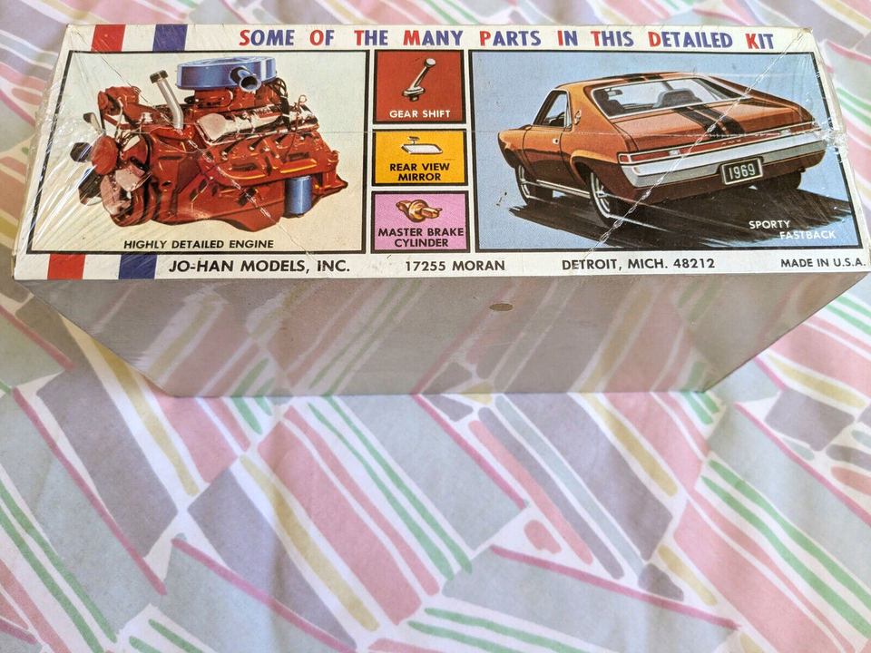 **L@@K! **RARE **FACTORY-SEALED** JO-HAN "1969 AMC AMX" KIT **NIB ...