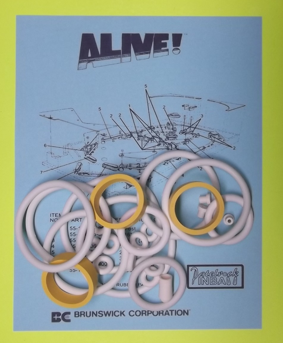 1978 Brunswick Alive! Pinball Machine Maintenance Tune Up Super Kit | eBay