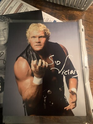Sycho Sid Vicious Justice Autographed 8x10 Photo WWE Signed Wcw Psycho | eBay