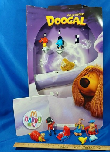 Doogal 2005-06 Disney movie McDonald's Happy Meal Store Display Toys ...