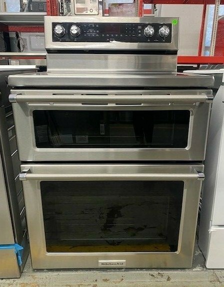 KitchenAid 30" Stainless Steel Freestanding Electric Range - KFED500ESS ...