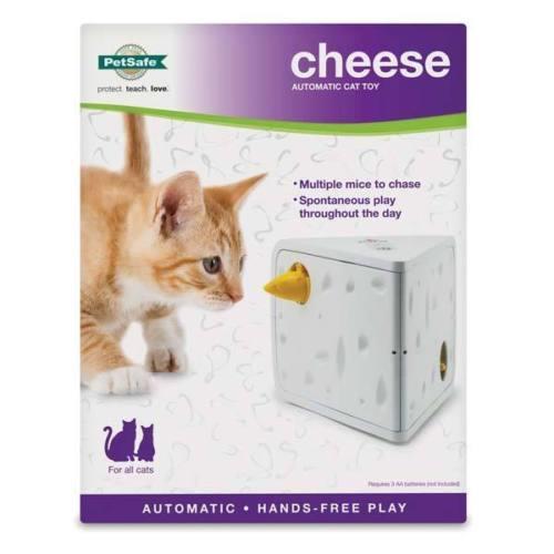 PetSafe® Cheese Cat Toy Interactive Hide and Seek Mouse Hands Free ...