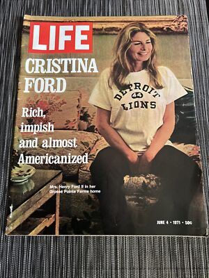 Vintage Life Magazine - June 4 1971 - Christina Ford | eBay