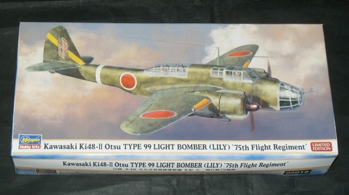 Hasegawa 1/72 KAWASAKI Ki-48-II Otsu TYPE 99 LIGHT BOMBER LILY Model ...