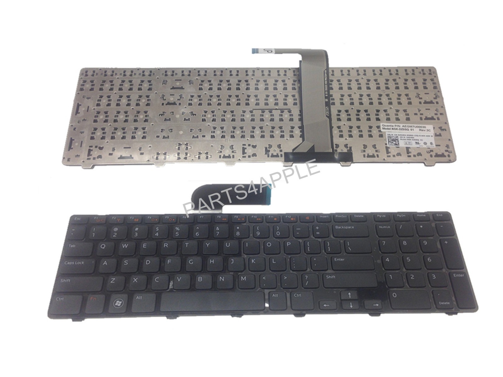 New Dell Inspiron 17 17R N7110 Vostro 3750 XPS 17 L702X 0454RX Keyboard ...