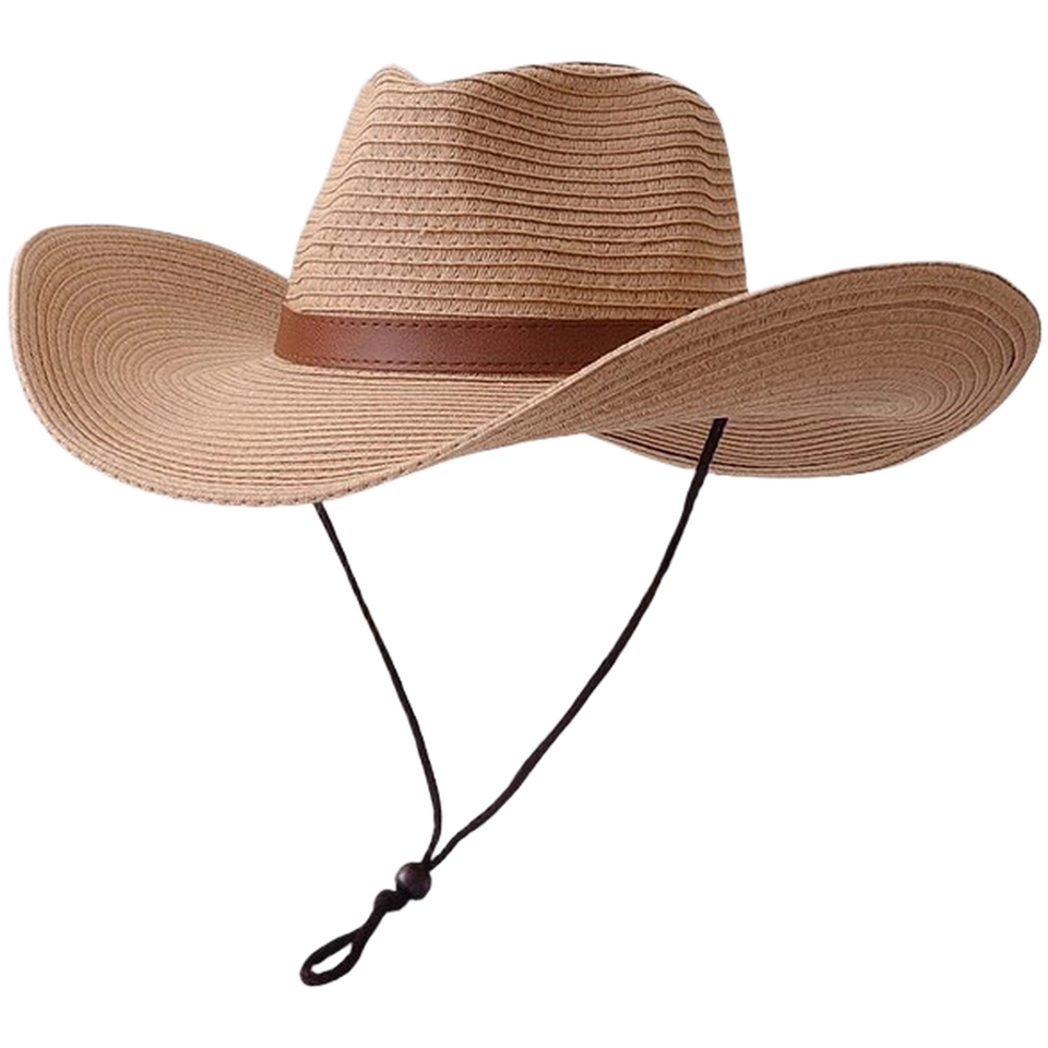Large Brim Straw Hat for Women 12cm Wide Brim Sun Protection Beach Hat ...