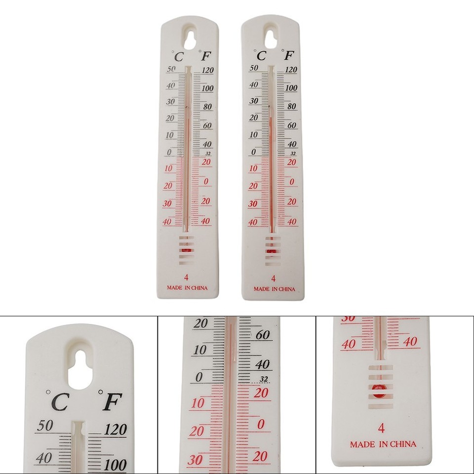 Practical Wall Thermometer Temperature Mounted Rust Proof Room Wall ...