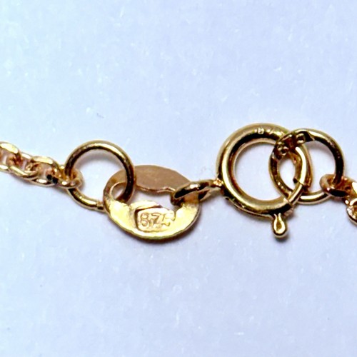 21K Yellow Gold 12.5mm Openwork Disc Station 33.75" Cable Chain ...