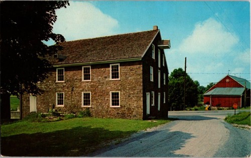 Bowmansville Pennsylvania PA : BUILDING SCENE d/13 BC8946 | eBay