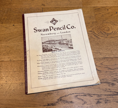 GOLDEN TIGER FLORA SWAN PENCIL CO SHOP ADVERT SALES ADVERTISEMENT ...