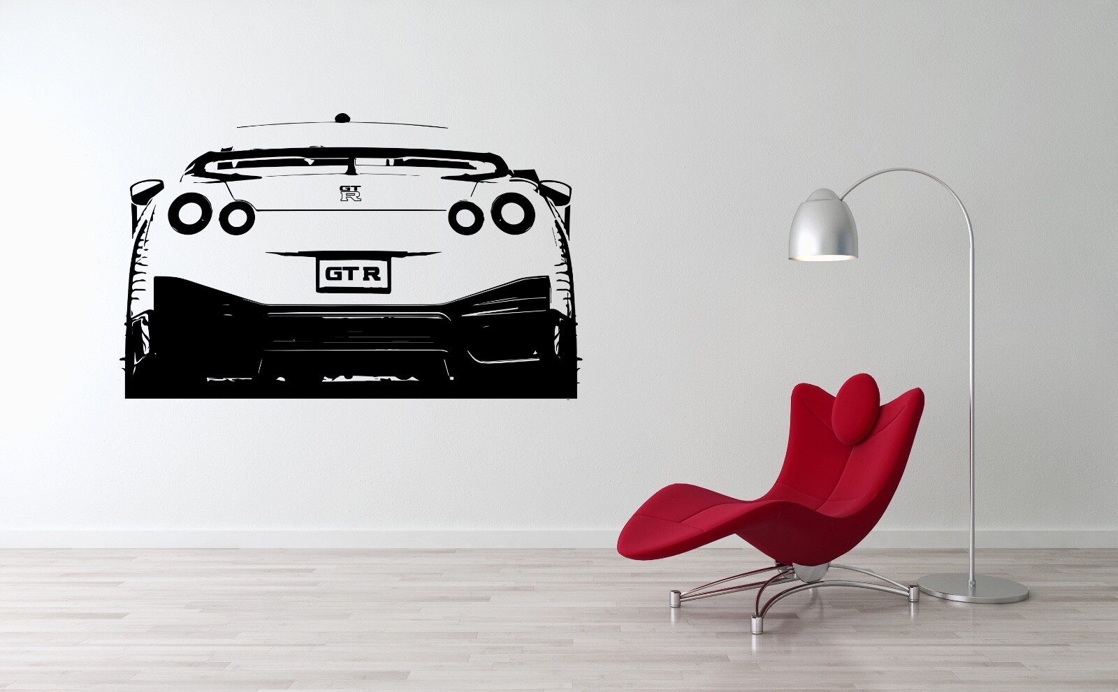 Nissan GTR R35 Wall Decal Sport Racing Car Art Mural Vinyl Sticker | eBay