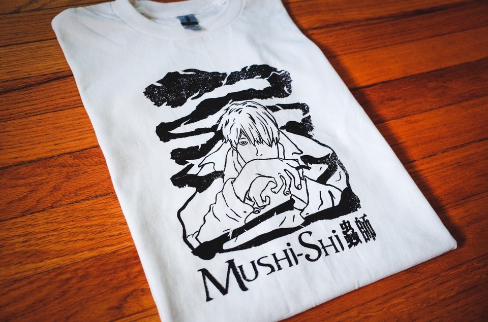 Vintage Mushi-Shi Ginko T-Shirt, Anime Manga Otaku, Mushishi Natsume ...