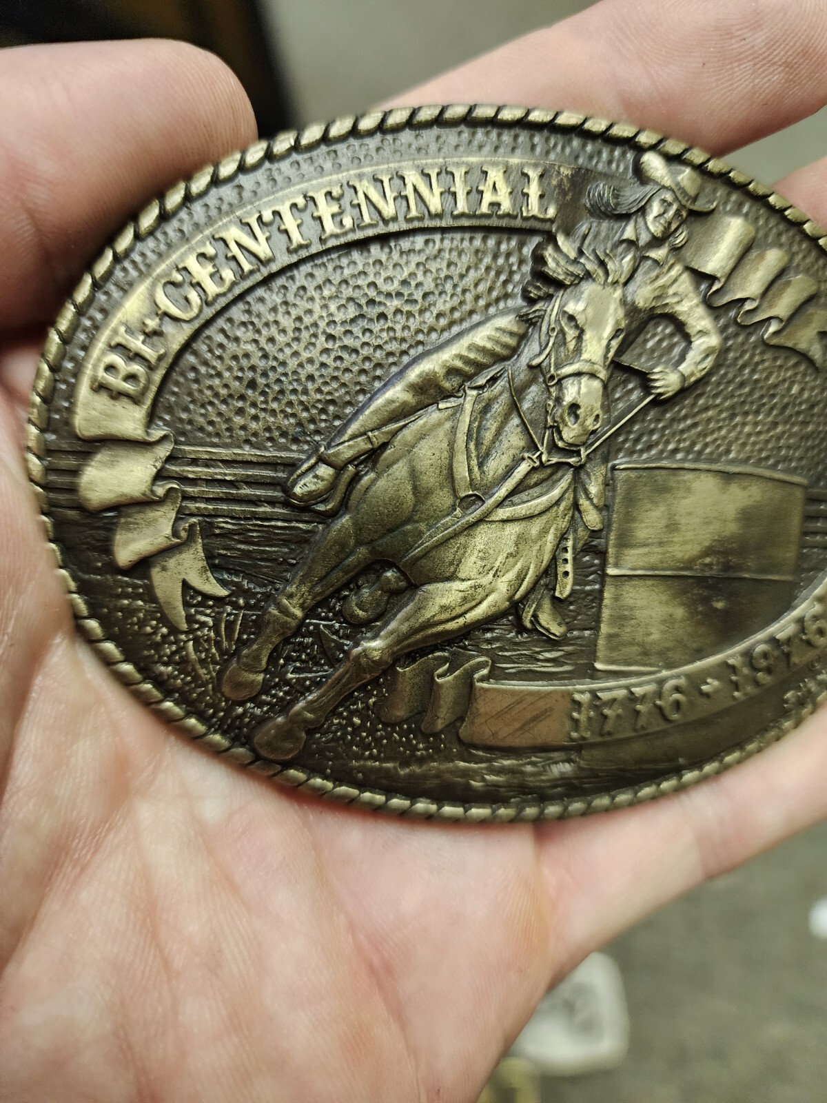 TONY LAMA BICENTENNIAL 1776-1976 LIMITED RACING horse… - Gem