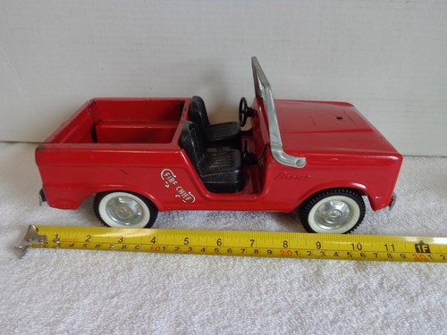**Nylint 1960's Ford Bronco Fire Chief Vintage Toy Pressed Steel 11 ...