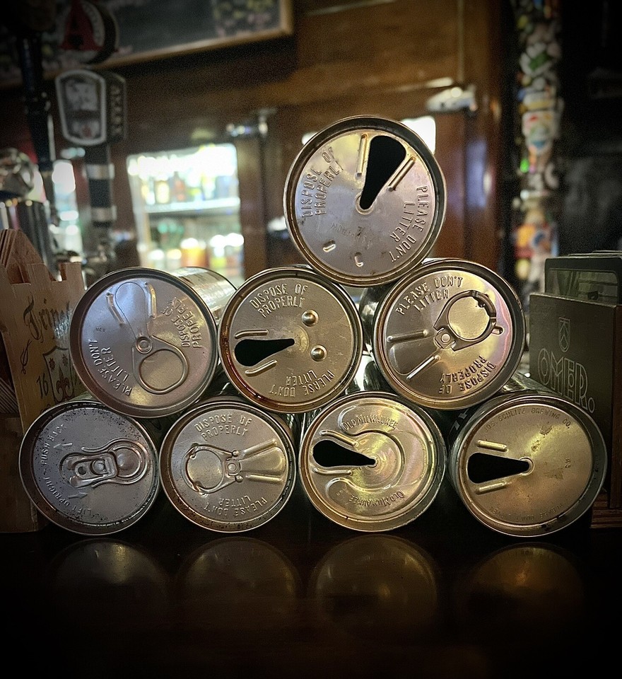 Lot of 8 Vintage Pull Tab Beer Cans Great Condition. | eBay