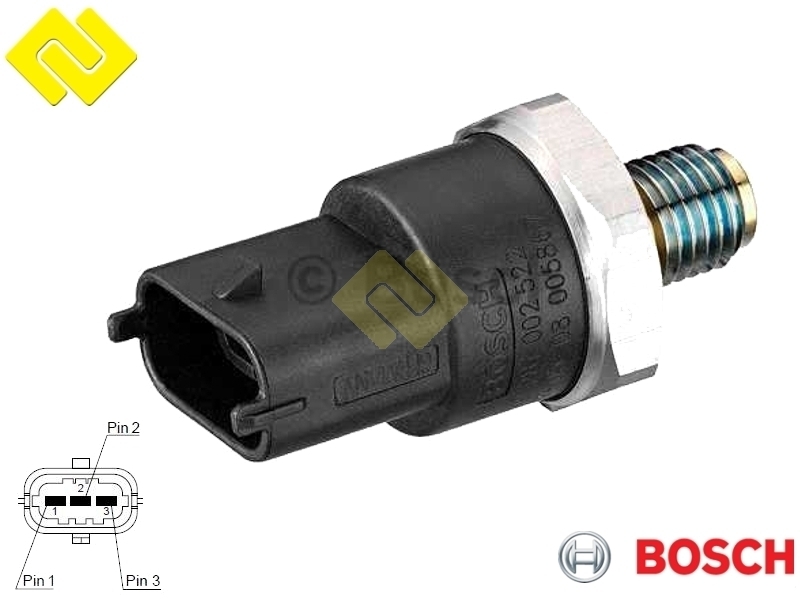 BOSCH 0281002909 ,0281002867 ,CR FUEL PRESSURE SENSOR 7701068387 ...