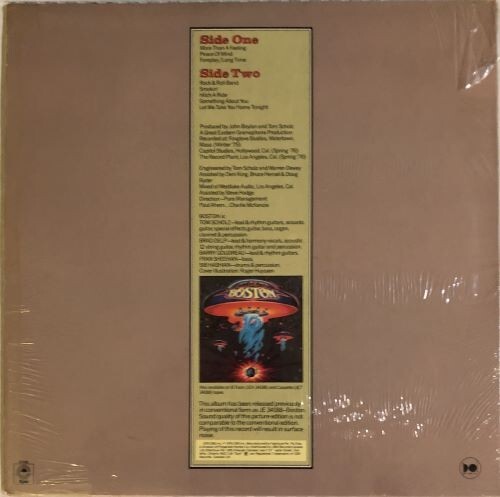 Boston - Boston (LP, Picture Disc, Epic, Canada, CE99 34188, EX/NM) | eBay