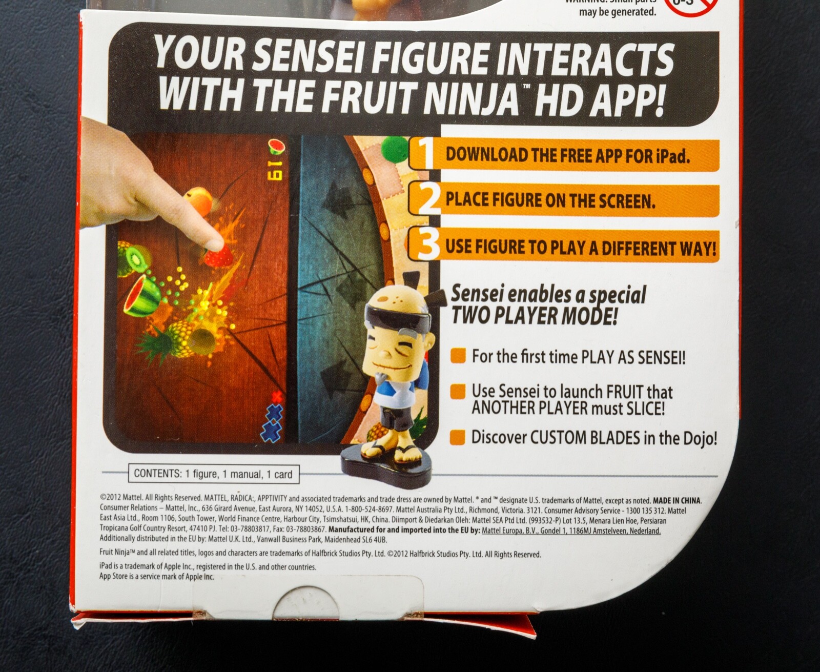Mattel+Apptivity+Fruit+Ninja+Sensei+for+Apple+iPad+4 for sale online | eBay