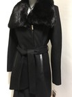 Rachel Rachel Roy Faux Fur Wool Blend Coat Black S,XL S/O 245$ | eBay