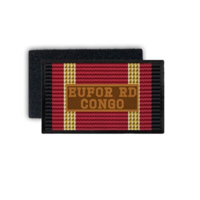 Einsatzbandschnallen EUFOR RD CONGO Patch Aufnäher BW Wahlprozesses ...