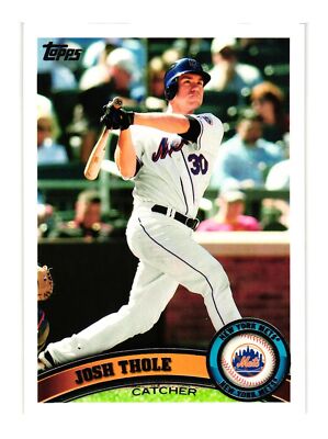 2011 Topps Baseball Card 156 Josh Thole New York Mets Catcher | eBay