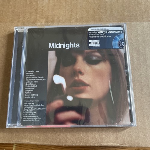 Midnights by Taylor Swift Cd Republic Records Late Night Edition With ...