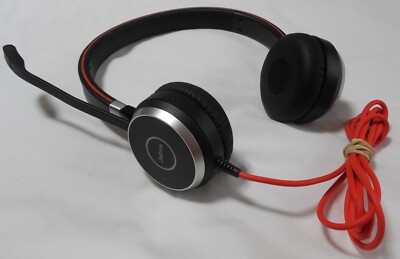 Jabra Evolve 40 HSC017 UC Optimized Professional Wired Stereo Headset ...