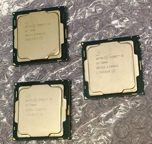 LOT of 3 Intel Core i5-7600 - 3.50GHz Quad Core CPU Processor | eBay