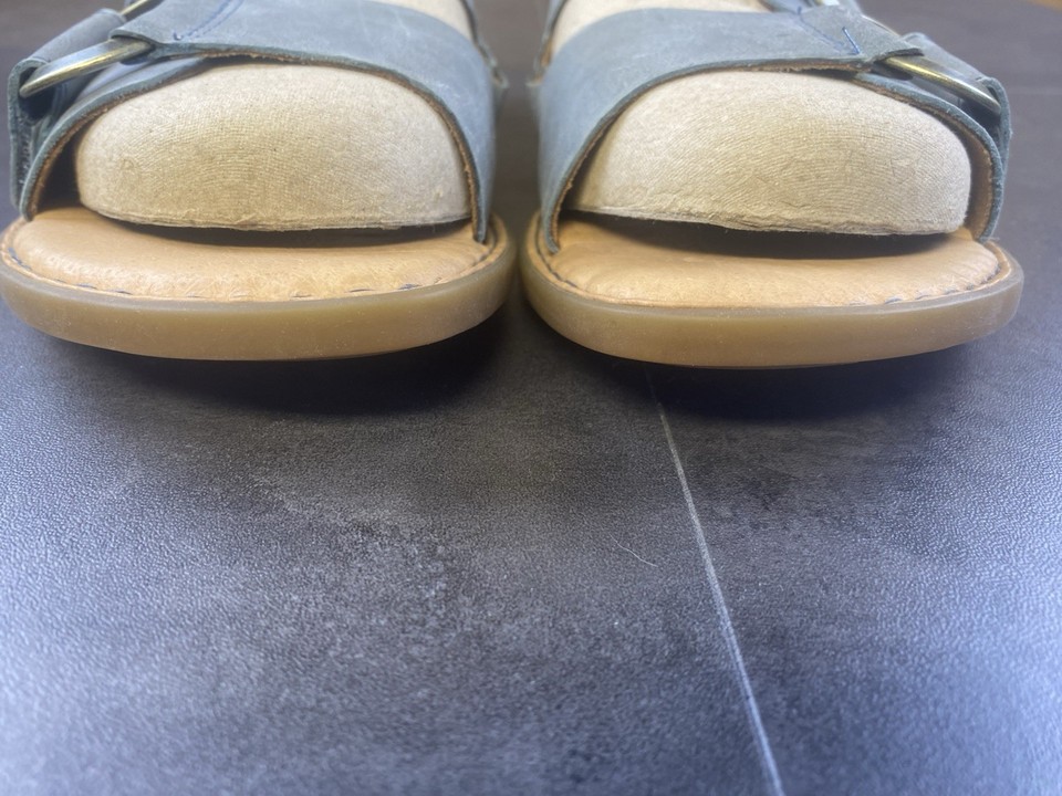 Born Marston Women's Leather Sandals Light Blue Size 10 | eBay