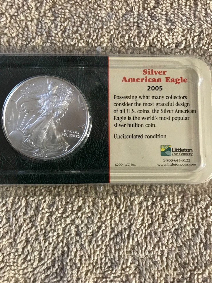 2002 thru 2006 Littleton American Eagle Uncirculated 1 oz .999 Silver | eBay